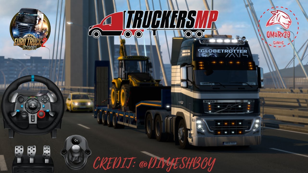 🔴 Lets Play ETS 2 TMP Online Multiplayer | Logitech G29 VR Gameplay ...