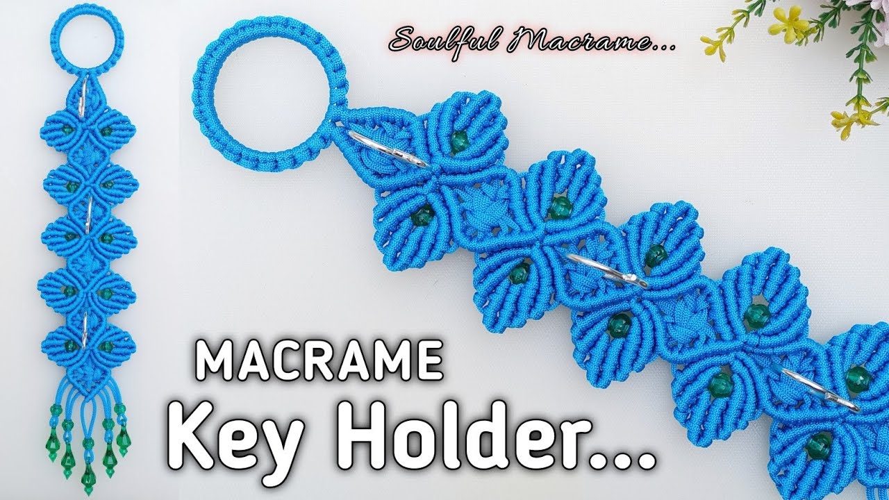 Macrame Key Holder Wall Hanging | Macrame Wall Hanging Tutorial #2025 ...