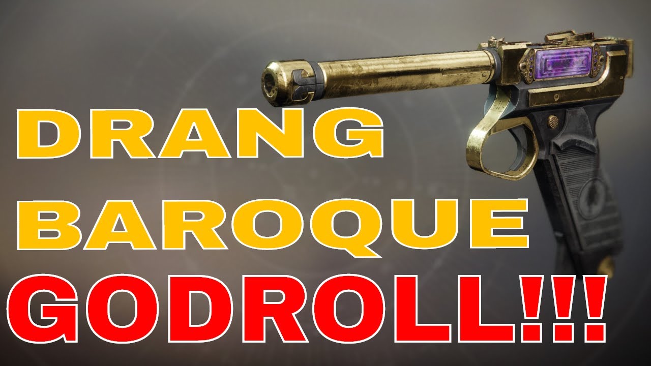 Drang (Baroque) is Awesome in Crucibe, God Roll Drang Baroque - YouTube
