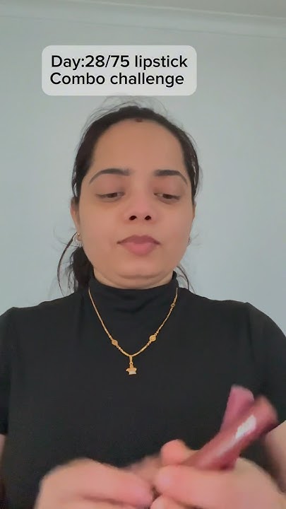 Day 28/75 💕Combo lipstick challenge #ytshorts #ashortaday - YouTube