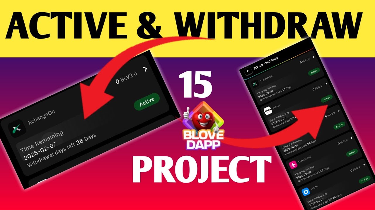 ACTIVE ALL PROJECTS & WITHDRAW USE COUPON CODE IN PROJECT & WITHDRAW ...
