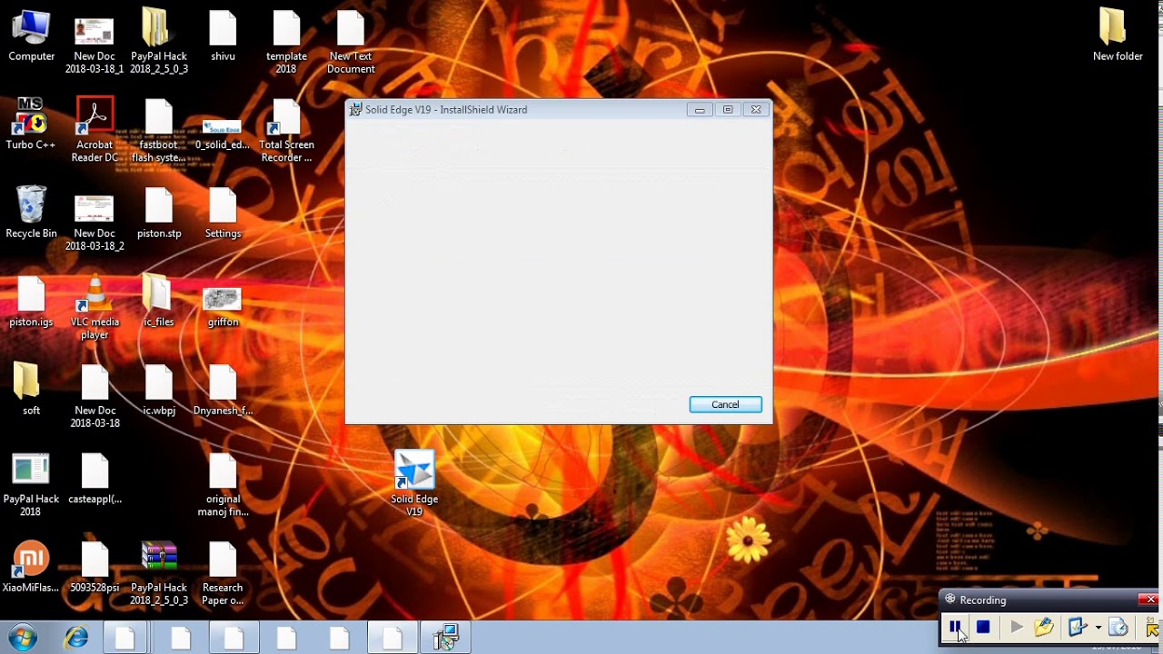 solid edge install - YouTube