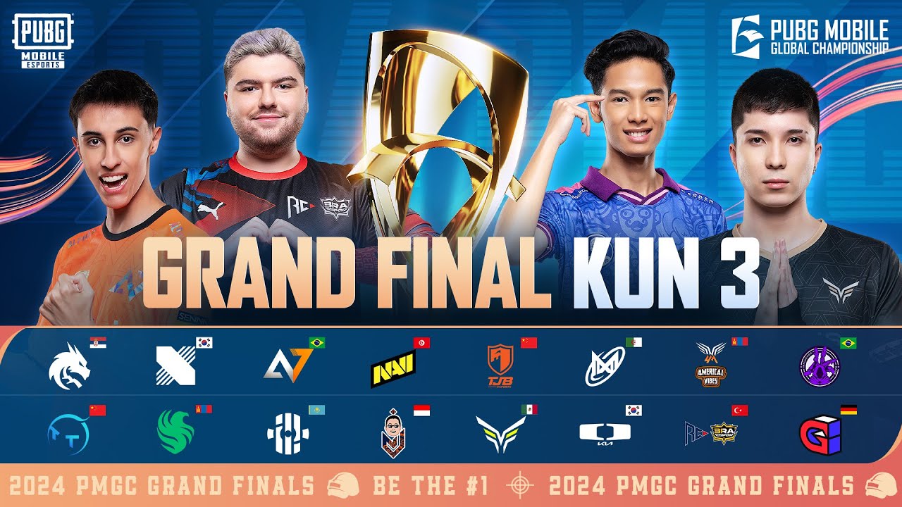 [UZ] 2024 PMGC League | Grand Final Kun 3 | PUBG MOBILE Global Championship - YouTube