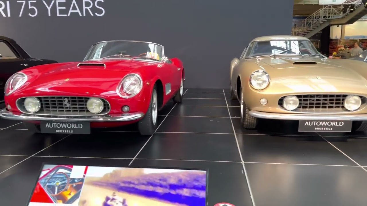 Alex Games 279 visits the #Ferrari expo in Brussels! - YouTube