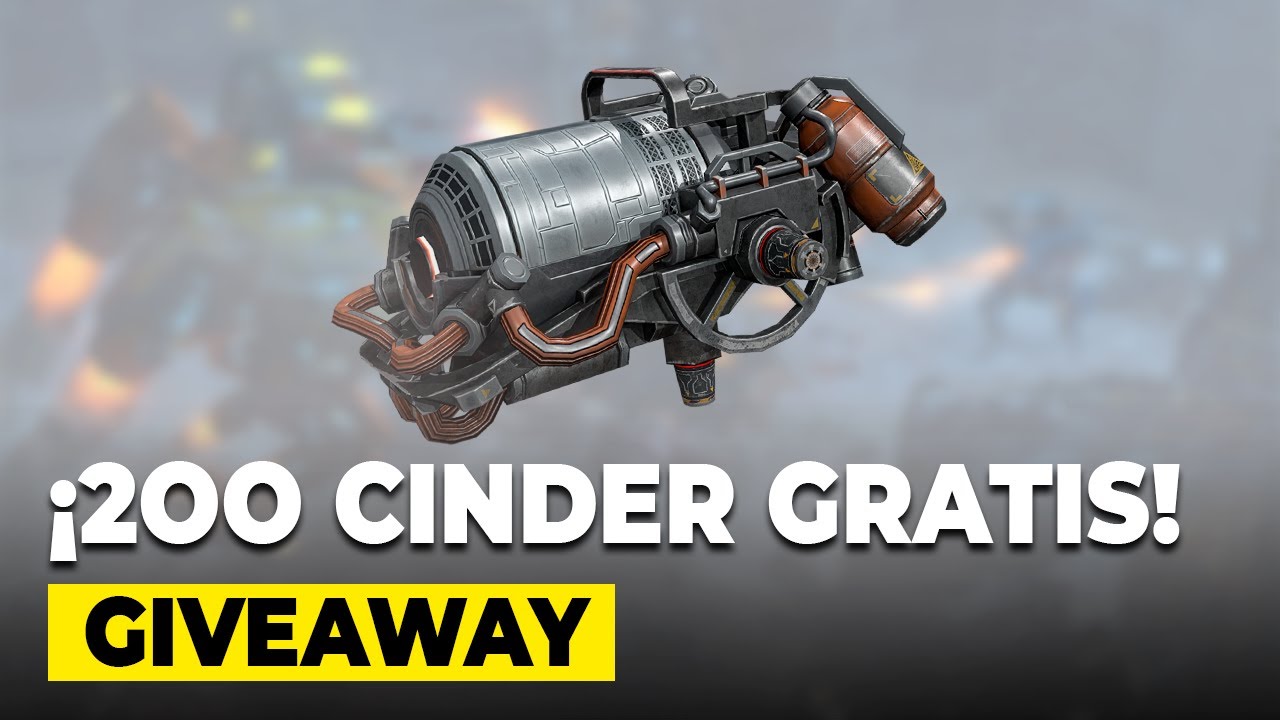 Así vas a ganar una de las 200 CINDER GRATIS! | War Robots WR - YouTube