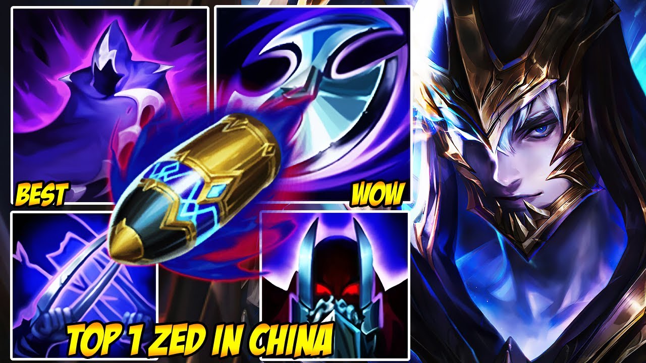 WILD RIFT CHINA TOP 1 ZED - PERFECT ZED COMBOS - NO TIME TO REACT! - YouTube