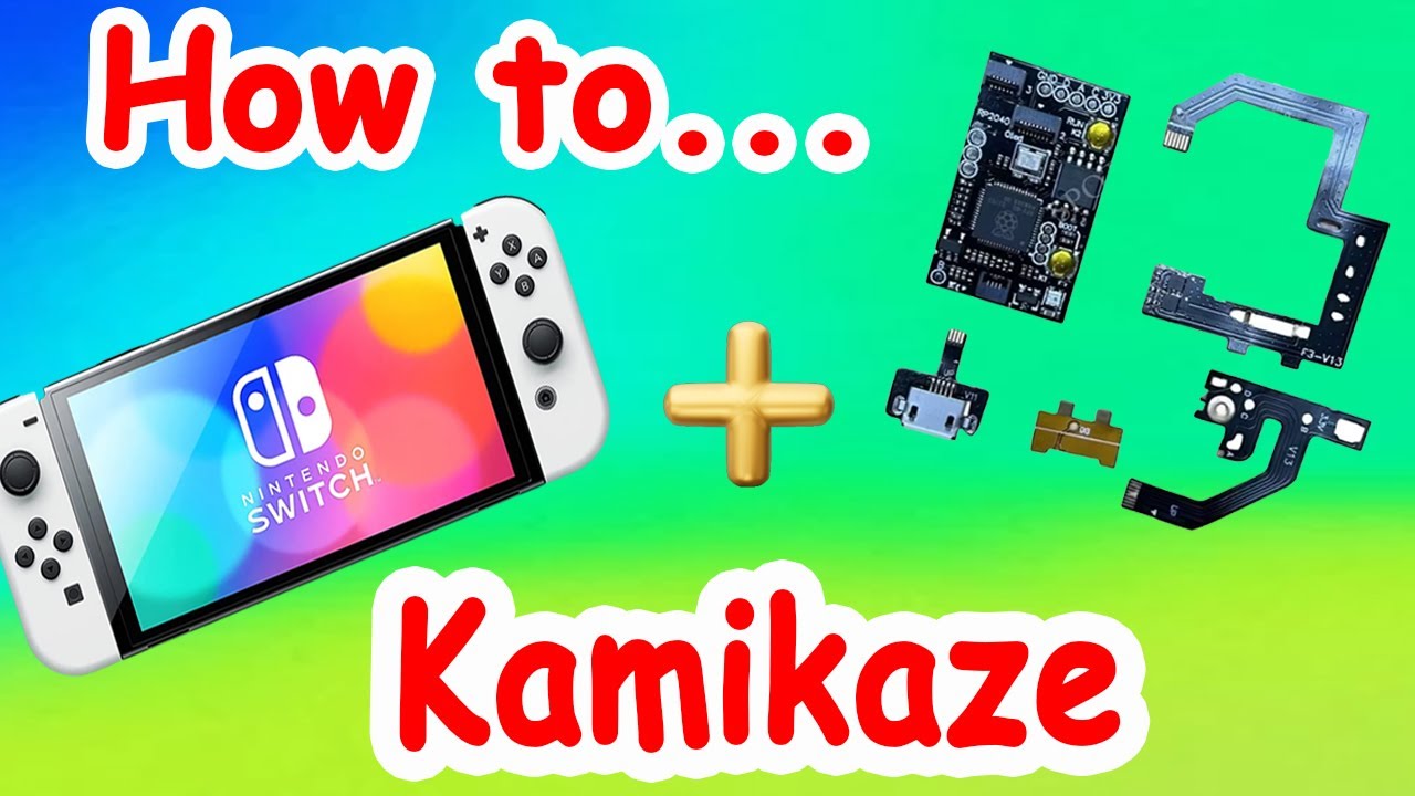 Switch Oled Modchip -Install - Kamikaze Methode - YouTube