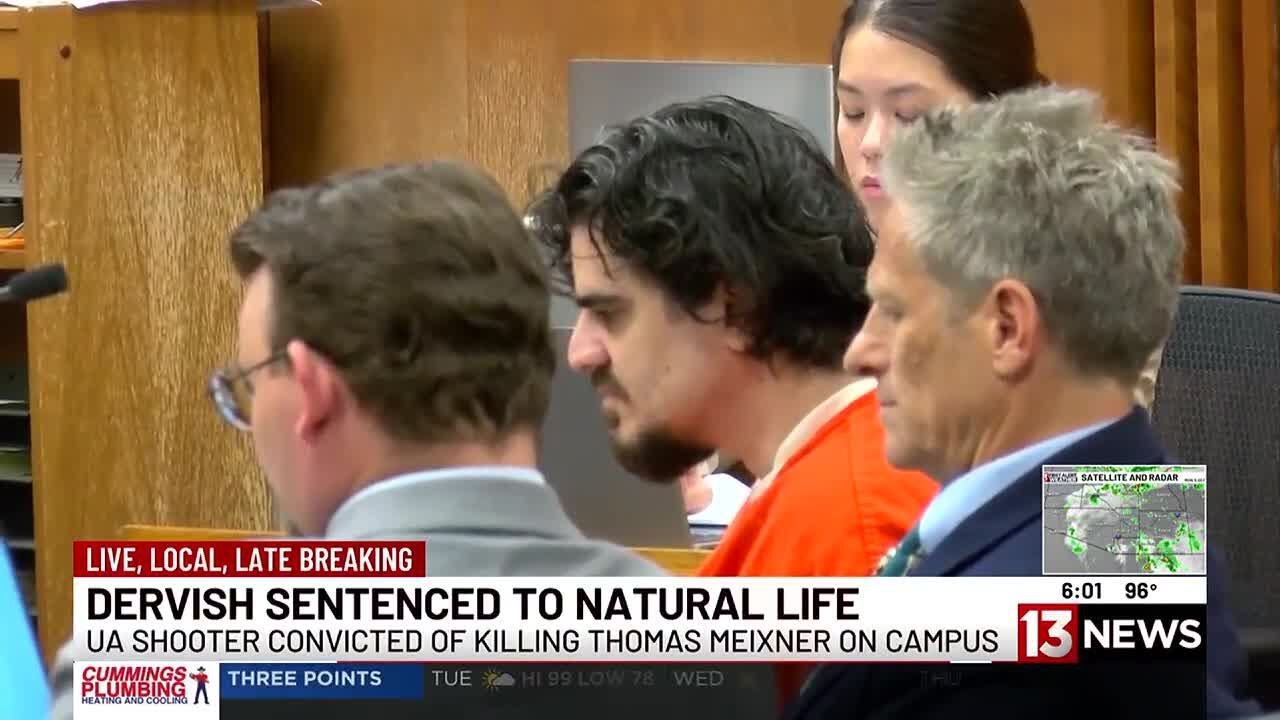 Murad Dervish gets life for killing University of Arizona professor Dr ...