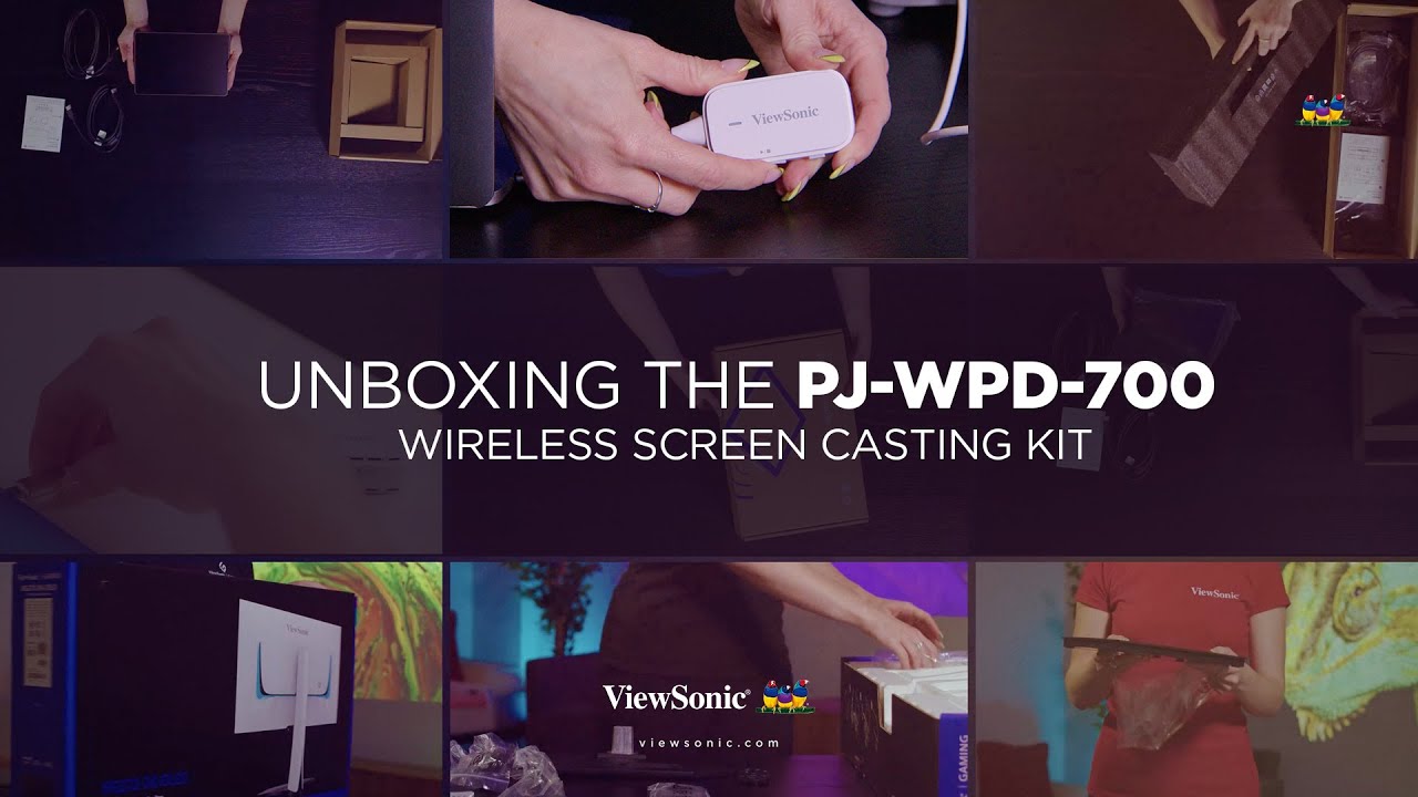 Unboxing the PJ-WPD-700 Wireless Screen Casting Kit - YouTube
