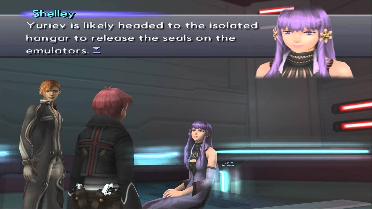 Xenosaga III HD Cutscene 248 - Shelley and Canaan's Rescue (Durandal ...