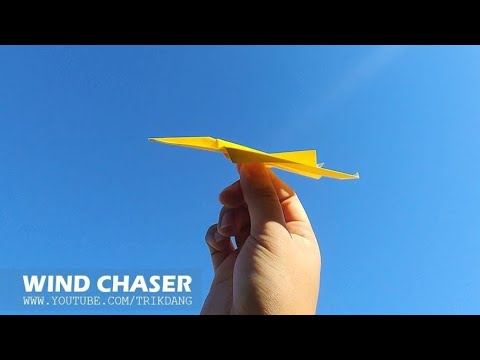 EASY PAPER AIRPLANE for KIDS - How to make a paper plane that flies ...