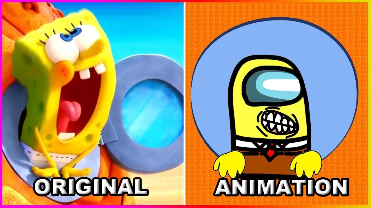 Good Morning Patrick and Sponge Bob | Among Us Animation - YouTube