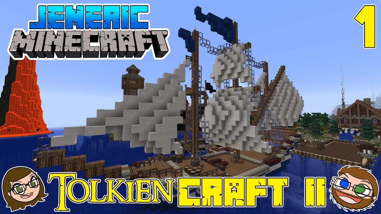 JenEric Minecraft: STORMING THE CASTLE- TolkienCraft II (Ep1) - YouTube
