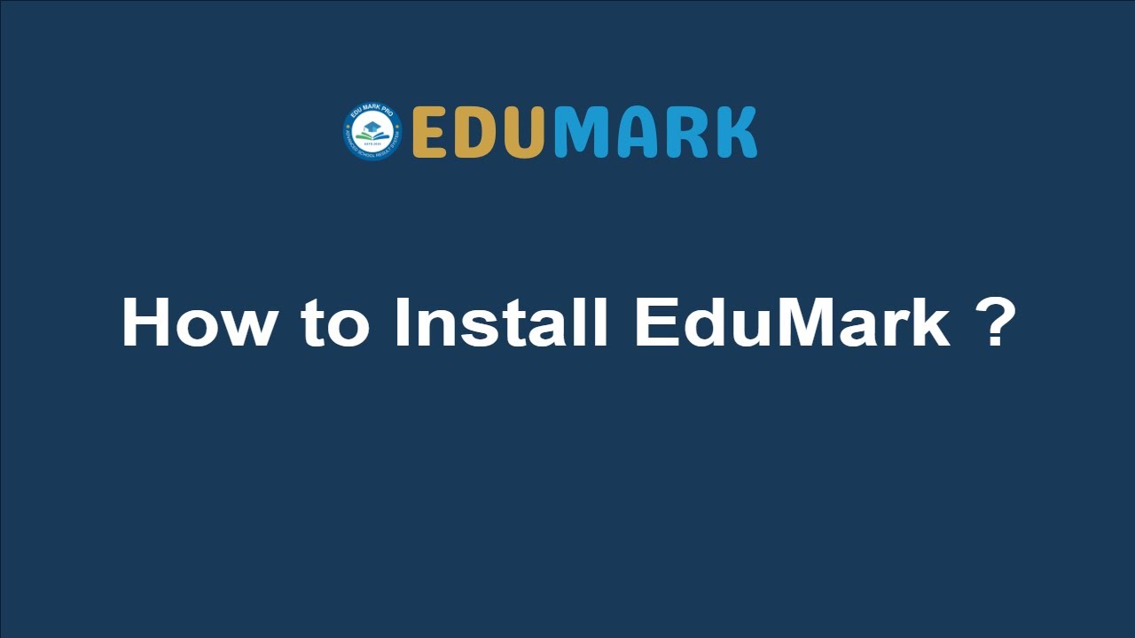 How to Install EduMark Pro - AI Smart School Management System | Step ...