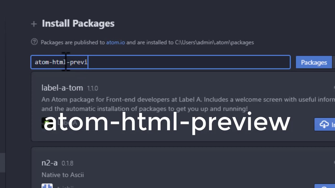 How To Live Preview Html Webpage In Atom Editor 2020 YouTube How To Live Preview Html Webpage In Atom Editor 2020 YouTube