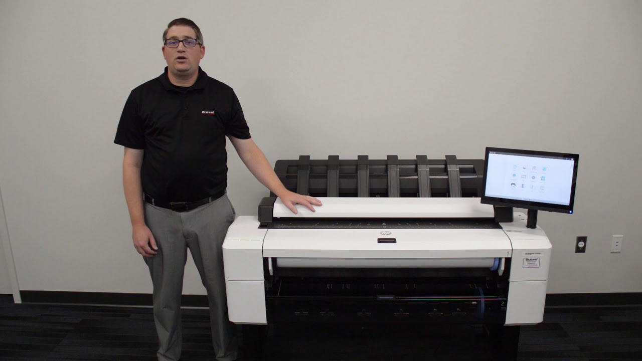HP Designjet T1600 Product Overview - YouTube