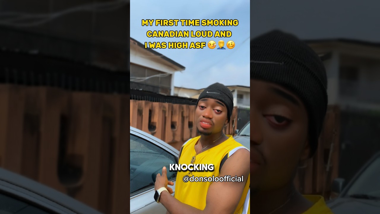 My First time smoking Canadian Loud 😮‍💨🤒😂😂 #comedy #funny #donsolo # ...