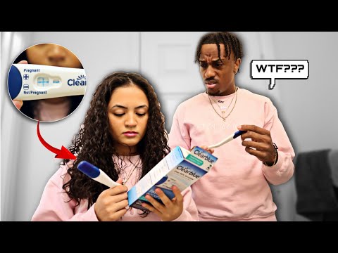 POSITIVE PREGNANCY TEST PRANK ON MY BOYFRIEND! *gone wrong*