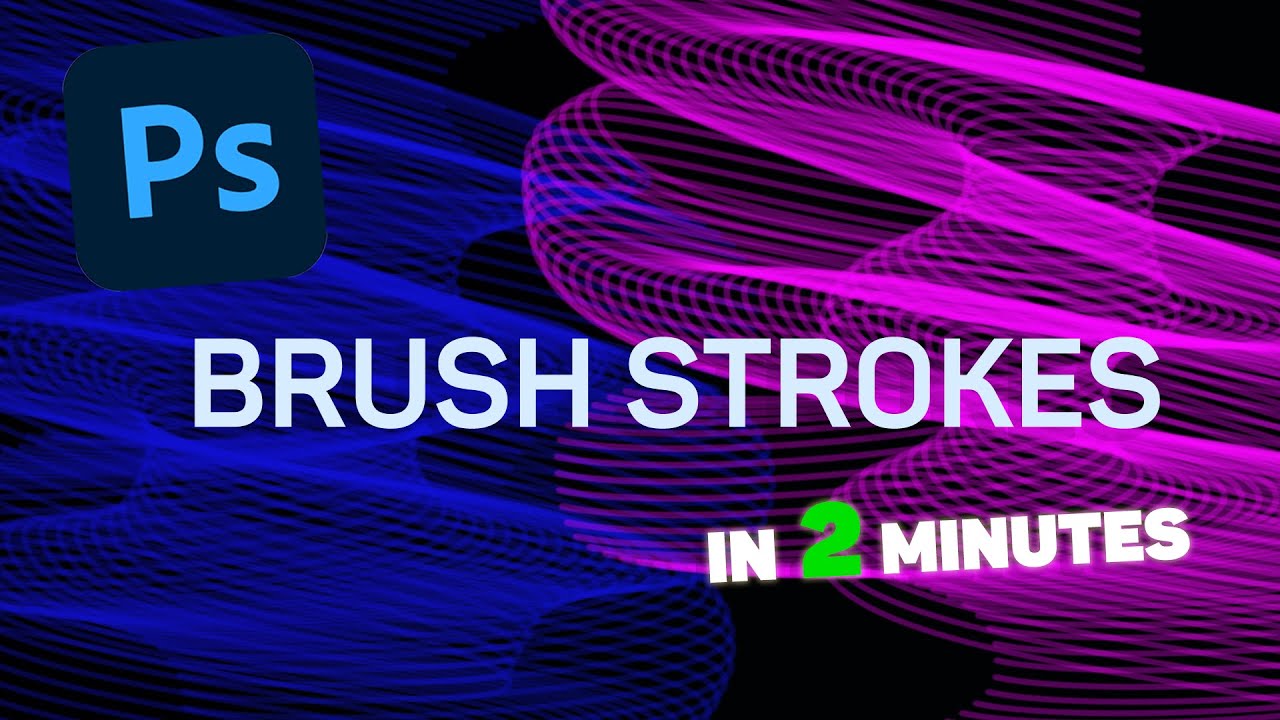 Create Brush Strokes - Short Photoshop Tutorial - YouTube