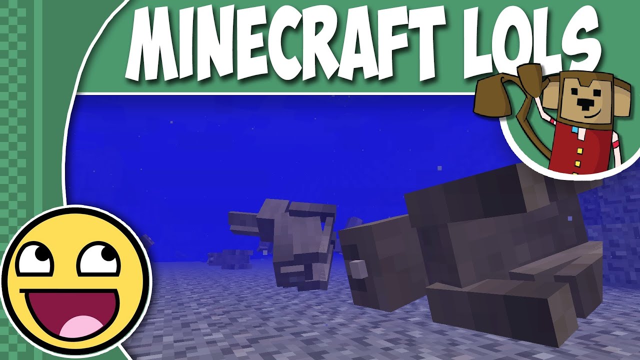 Minecraft LOLs - Sea-Bunnies....Because I Can ! ! ! - YouTube
