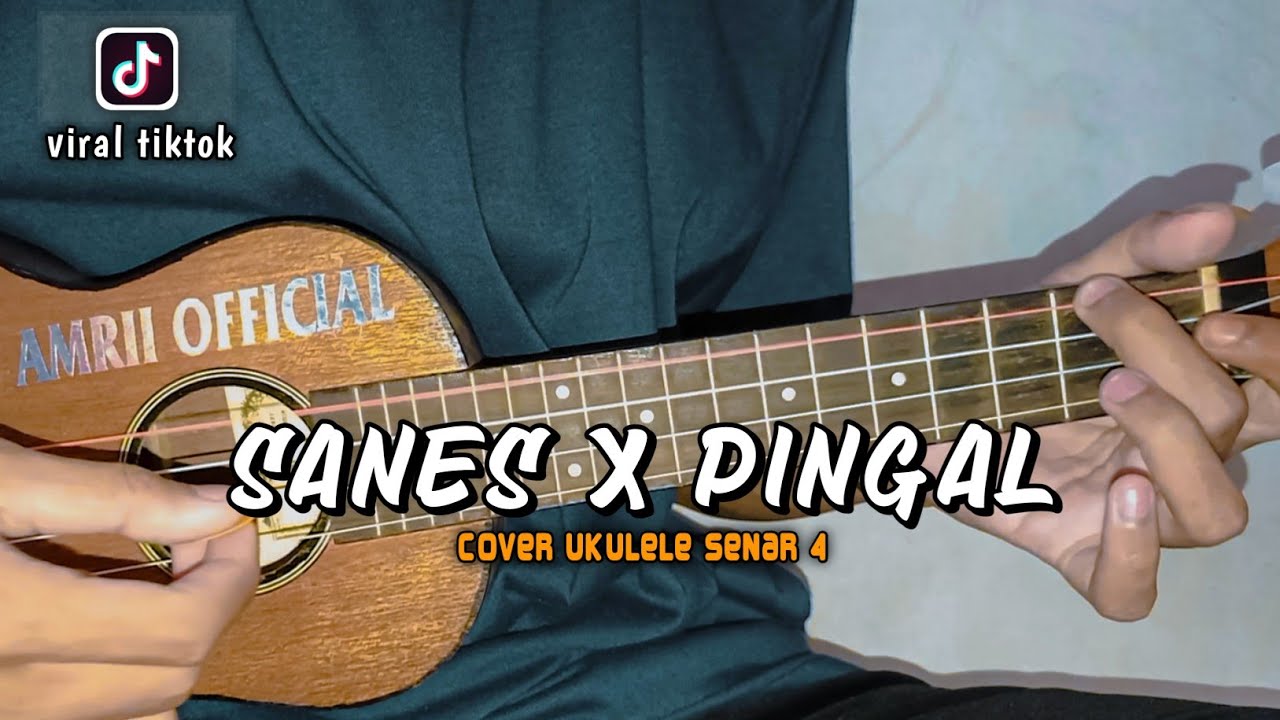 SANES X PINGAL ( Viral Tiktok ) Cover Ukulele By Amrii Official - YouTube