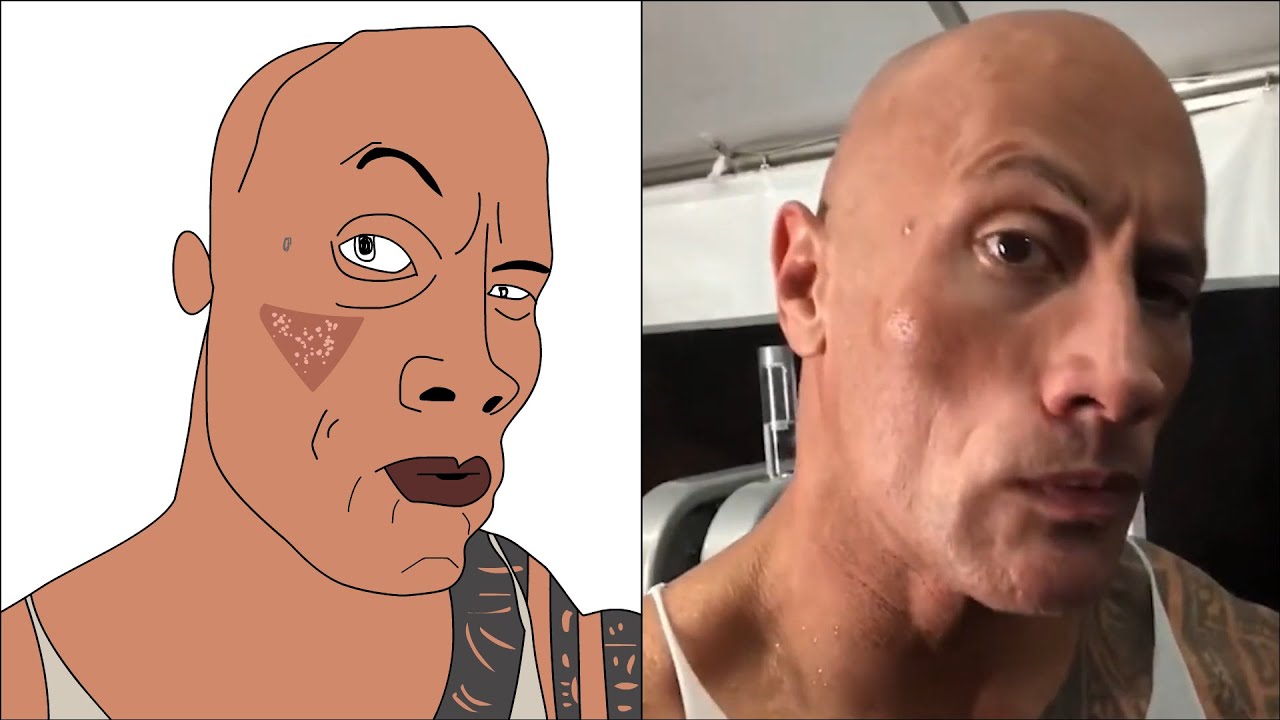 The Rock Classic Drawing Memes | POP DRAWING MEME #309 - YouTube