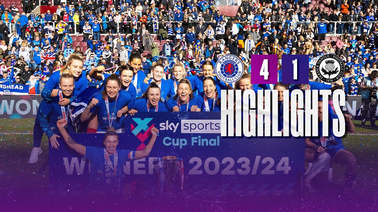 HIGHLIGHTS | Sky Sports Cup Final Winners | Rangers Women v Partick ...