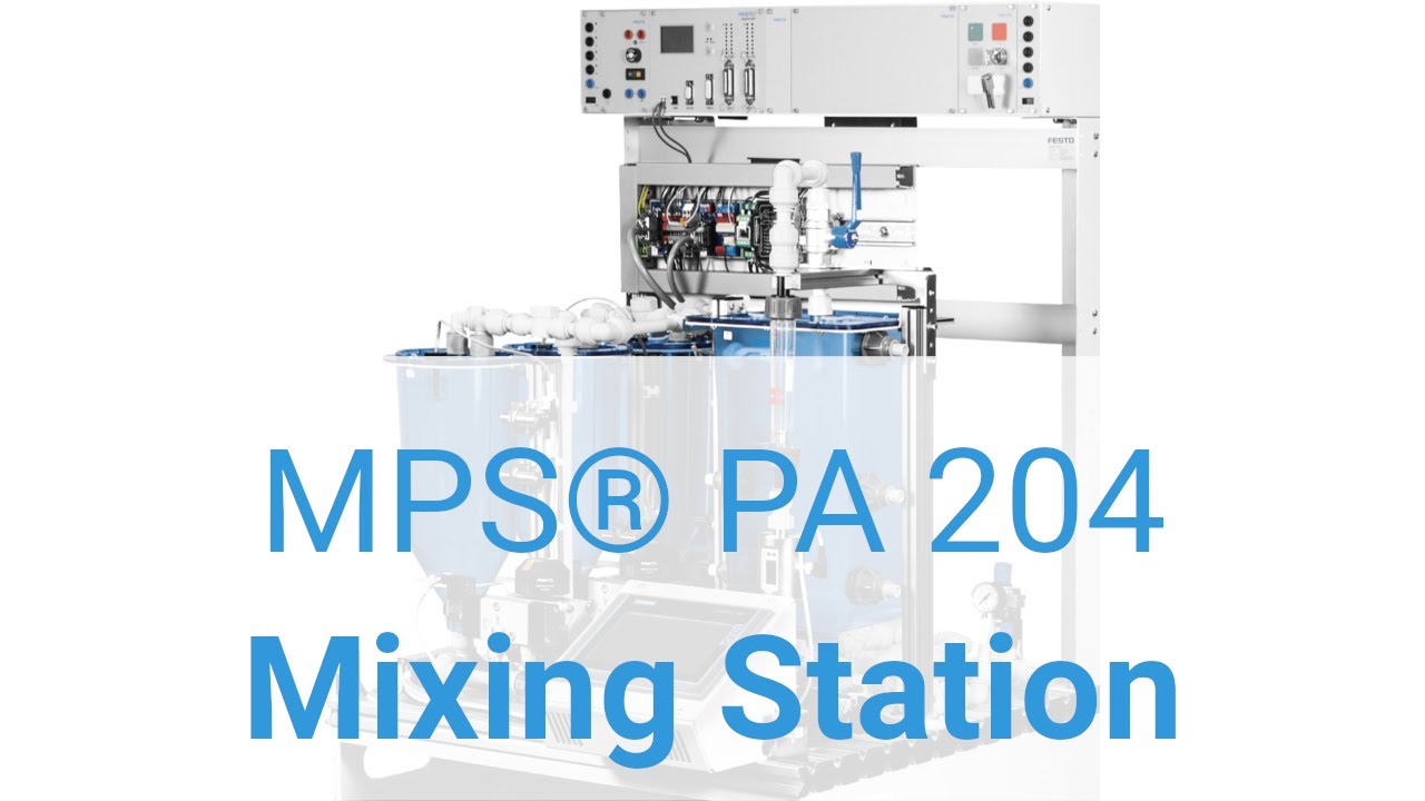 MPS® PA Mixing Learning System by Festo Didactic - YouTube
