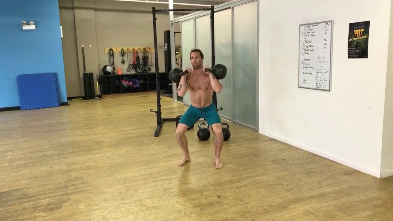 Double front squat - YouTube