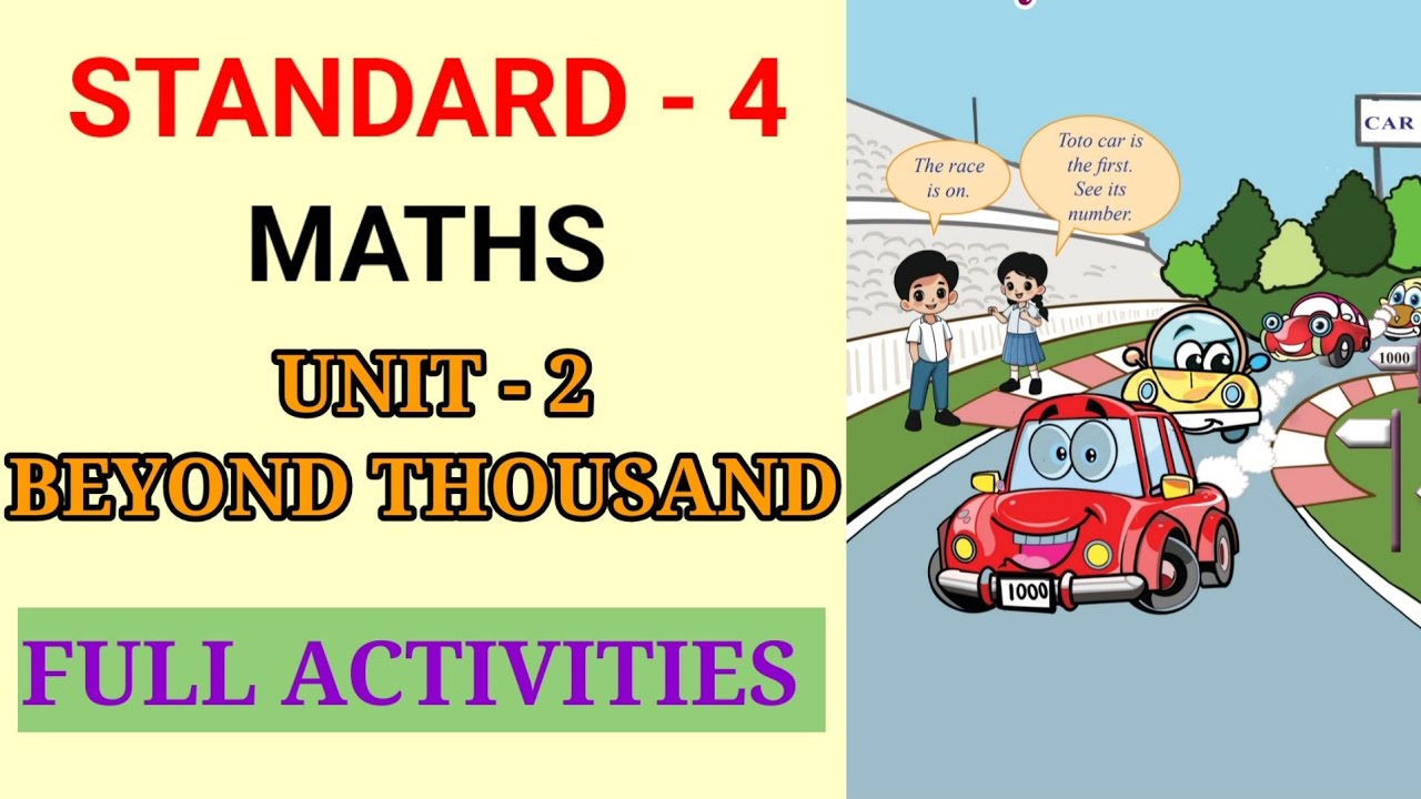 BEYOND THOUSAND | STD 4 MATHS UNIT 2 | CLASS 4 MATHS CHAPTER 2 ENGLISH ...