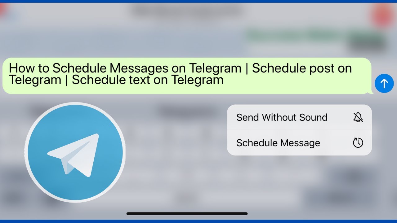 How to Schedule Telegram Messages on iPhone? Schedule automatic ...