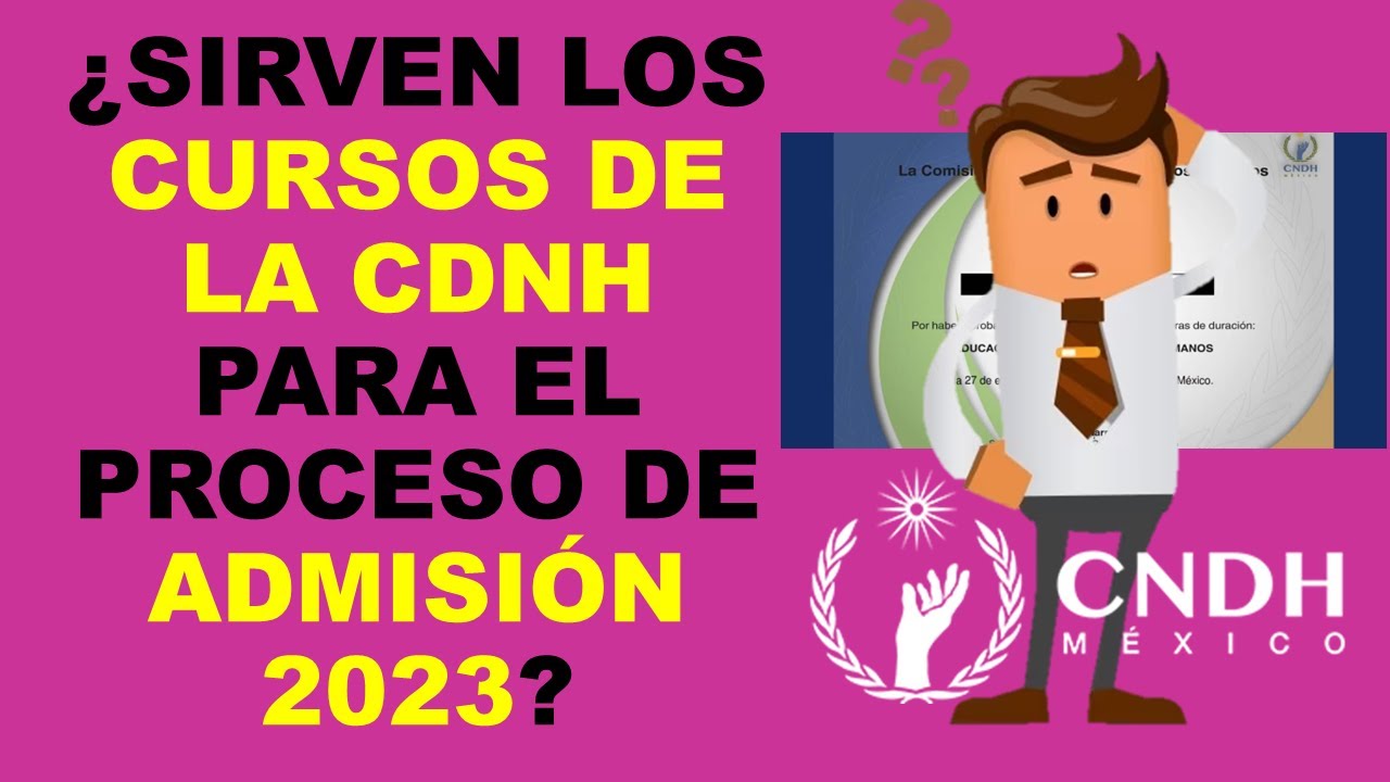 Soy Docente: ¿SIRVEN LOS CURSOS DE LA CDNH PARA EL PROCESO DE ADMISIÓN ...