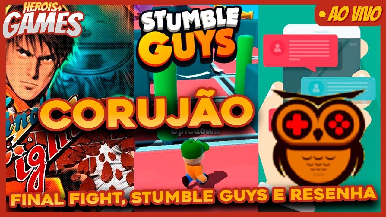 FINAL FIGHT, STUMBLE GUYS COM A GALERA, BATE-PAPO - YouTube