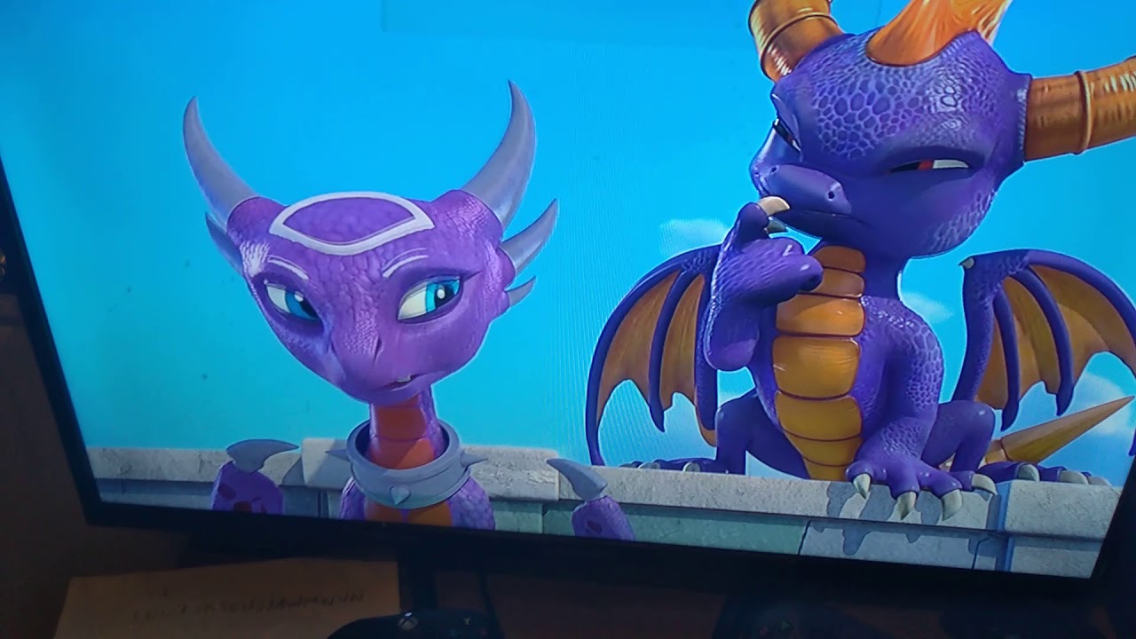Spyro X Cynder X flashwing Skylanders Academy loving moments 3 Dragon ...
