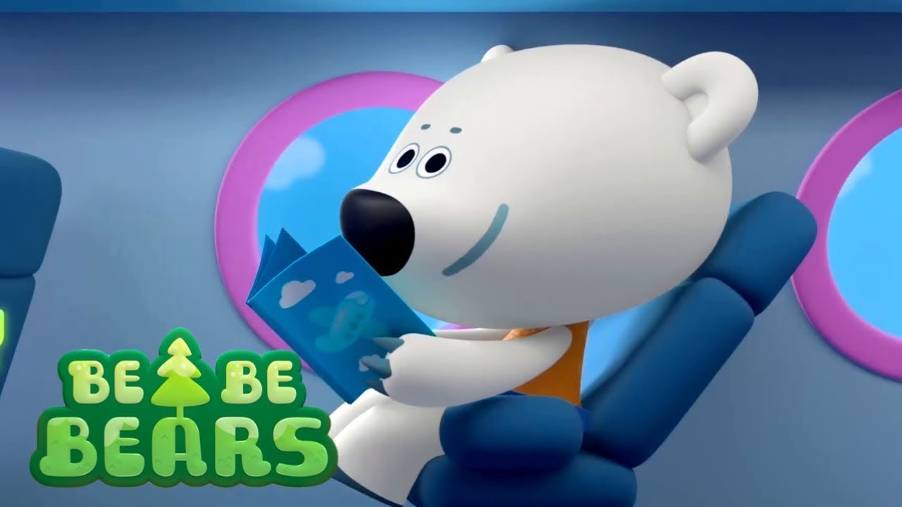 BE-BE-BEARS 🐻 Bjorn & Bucky Playing Airplane ️ Best Cartoons for Babies ...