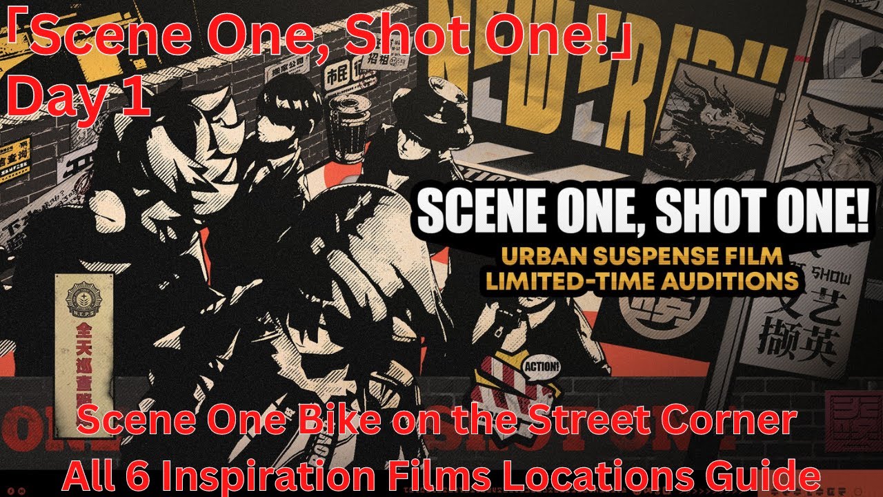 Scene One, Shot One! Day 1 Scene One Bike on the Street Corner Guide ...