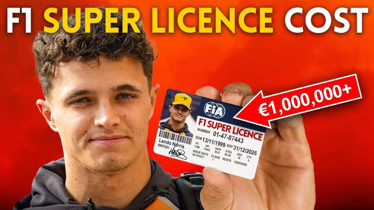 How much F1 DRIVERS will PAY for their 2026 F1 SUPER LICENCE! - YouTube