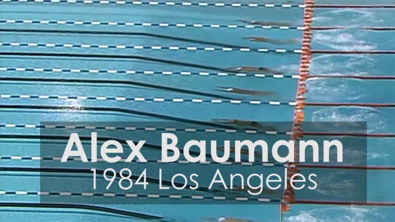 Alex Baumann Wins Gold in 400IM in 1984 Los Angeles - YouTube