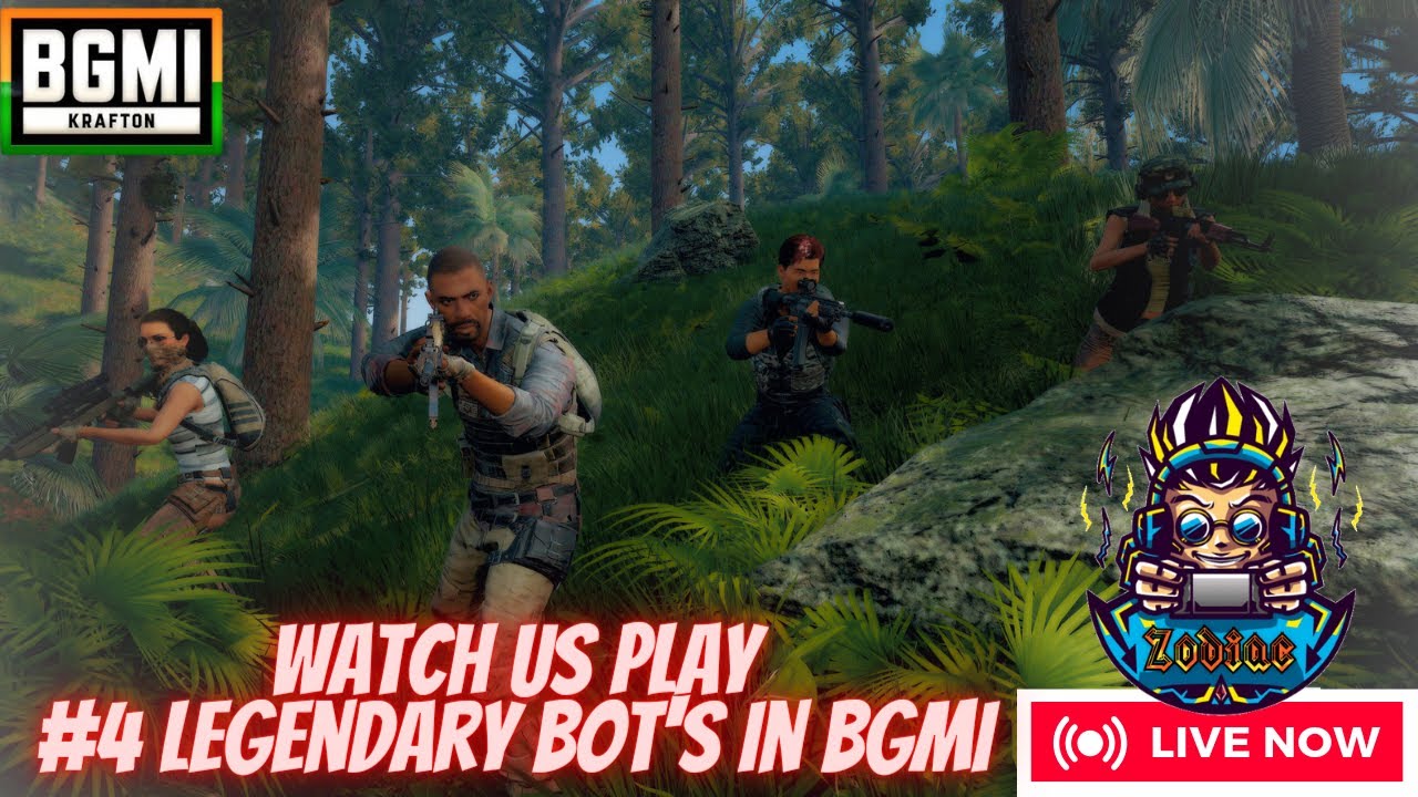 This is how ultra pro Bots play - road to 400sub - Zodiac is Live #bgmi ...