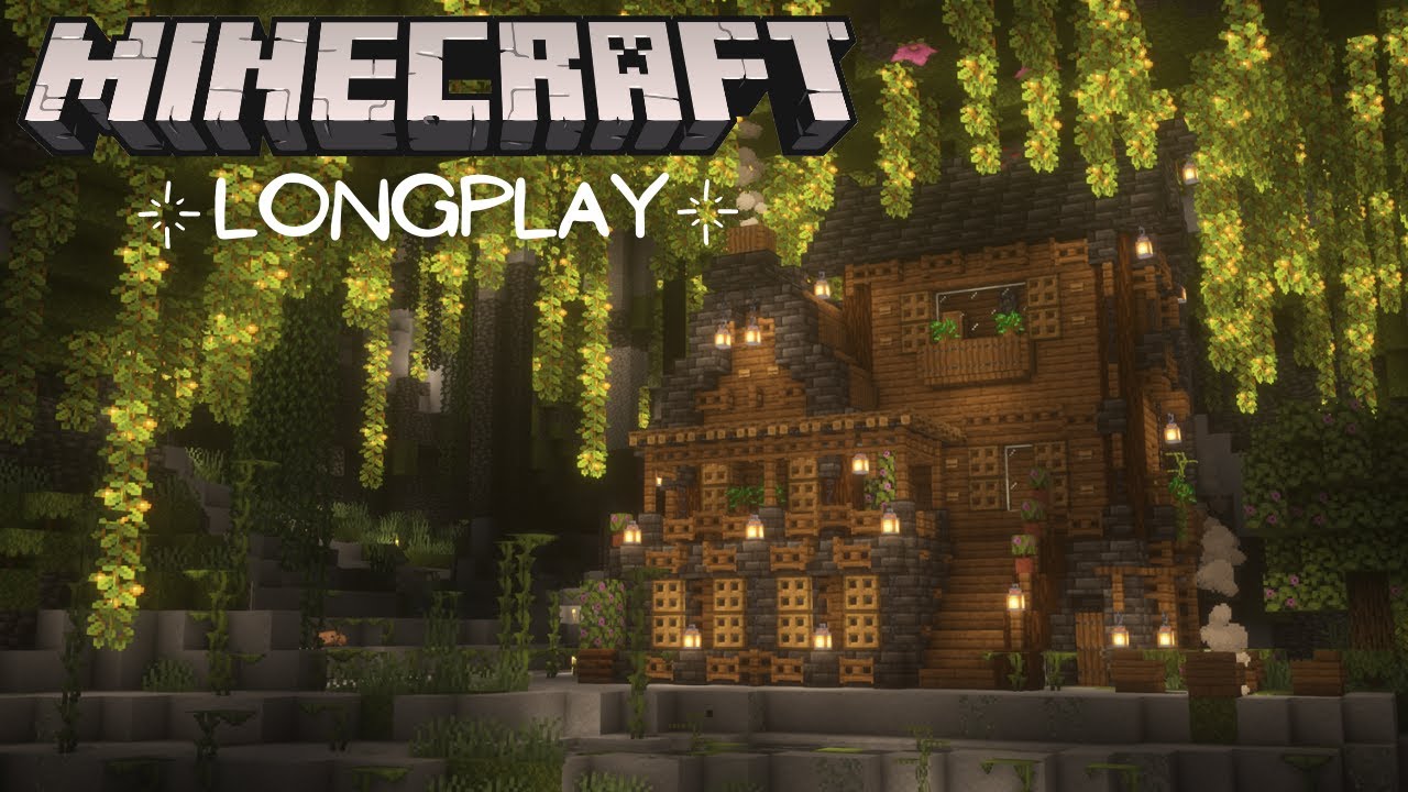 Minecraft Lush Caves Longplay - Relaxing Adventure, Peaceful Easy ...