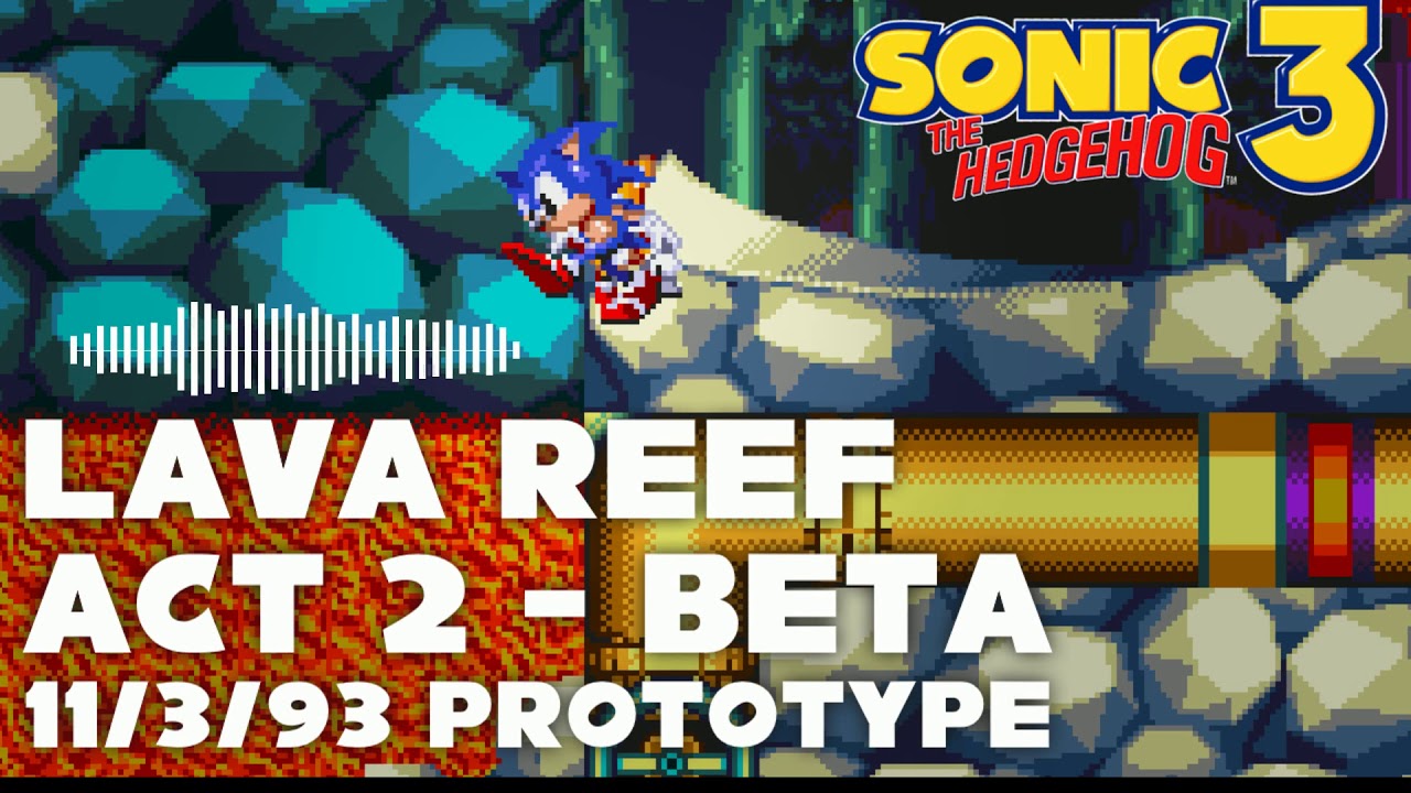 [HQ] Sonic 3 Prototype (November 3, 1993) Lava Reef Act 2 Beta Theme - YouTube