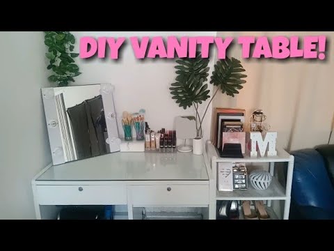 VLOG #105: DIY VANITY TABLE! LUMANG LAMESA LANG SIS! - YouTube