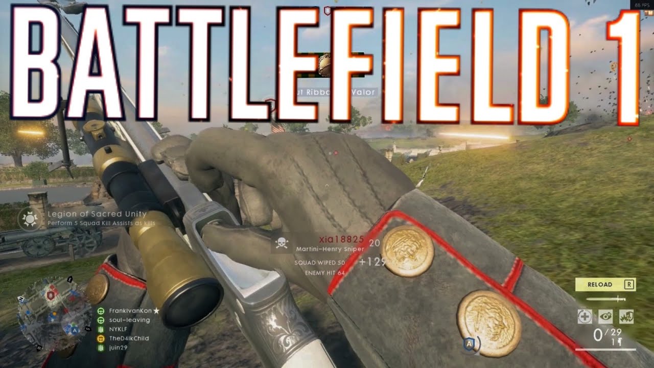 BATTLEFIELD 1 INSANE MARTINI HENRY SNIPER #5 | BF1 Scout Gameplay - YouTube