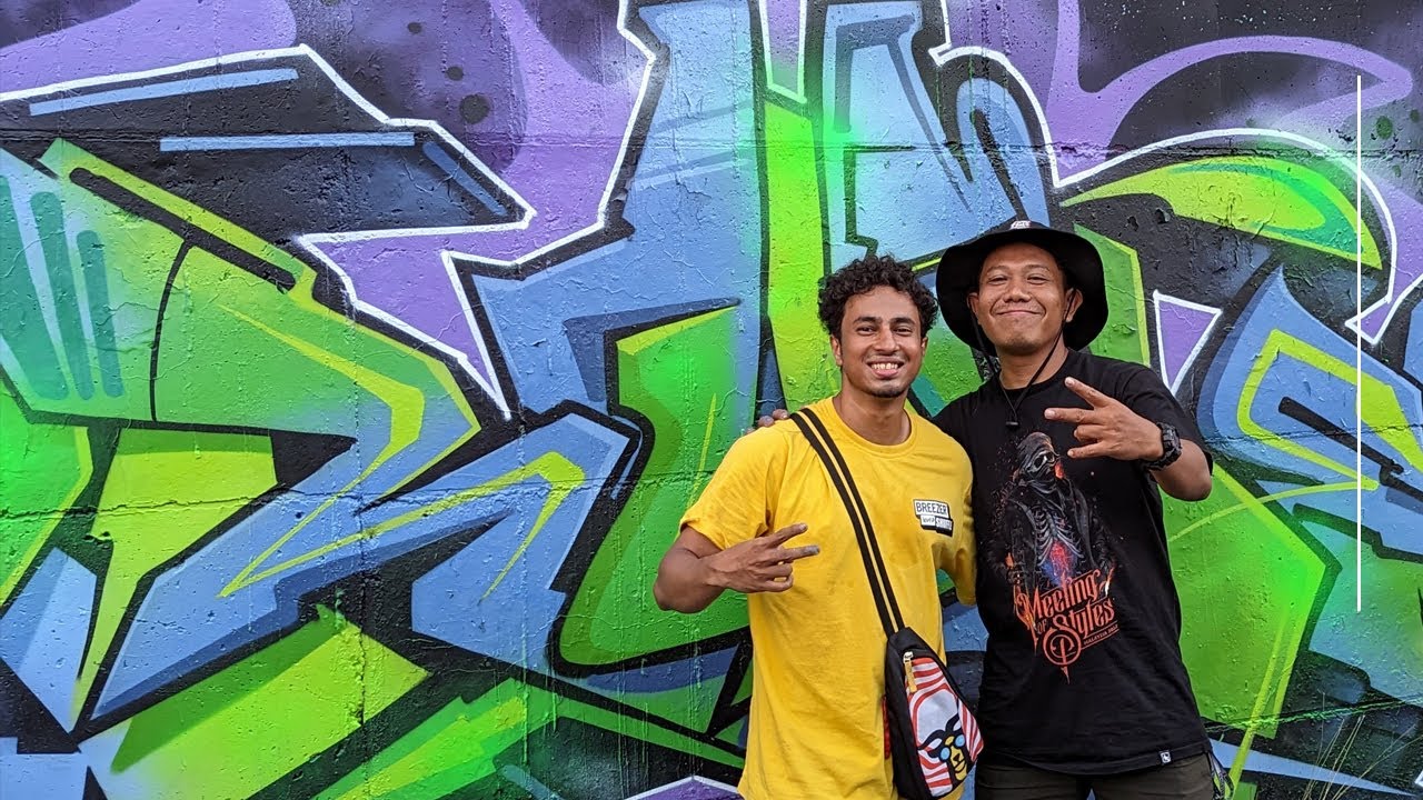 Painting with Rune & Minas !!!! MOS INDONESIA 2023 | VLOG 3/3 - YouTube