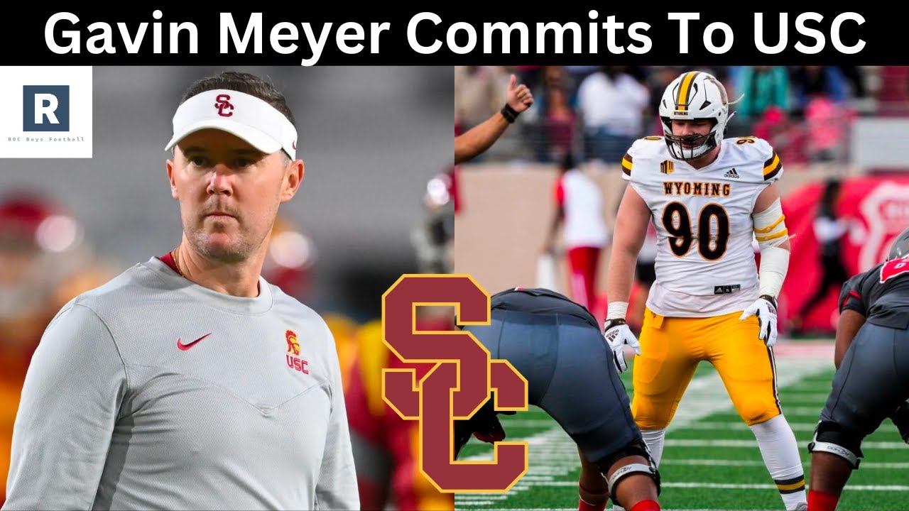 Gavin Meyer Commits To USC | USC Football Transfer Portal News - YouTube