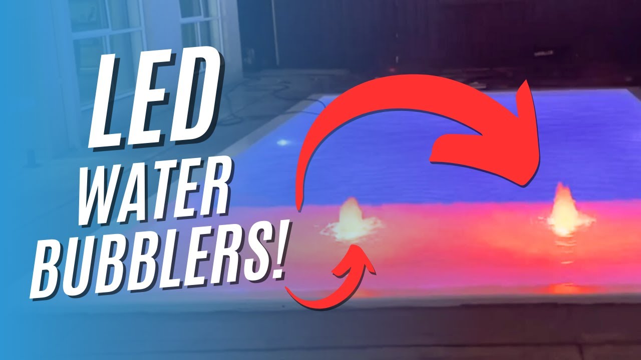 Bondi Beach Pool LED Water Bubblers - YouTube