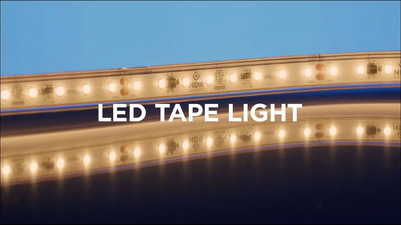 The NDR Pinnacle collection of LED Tape Light - YouTube