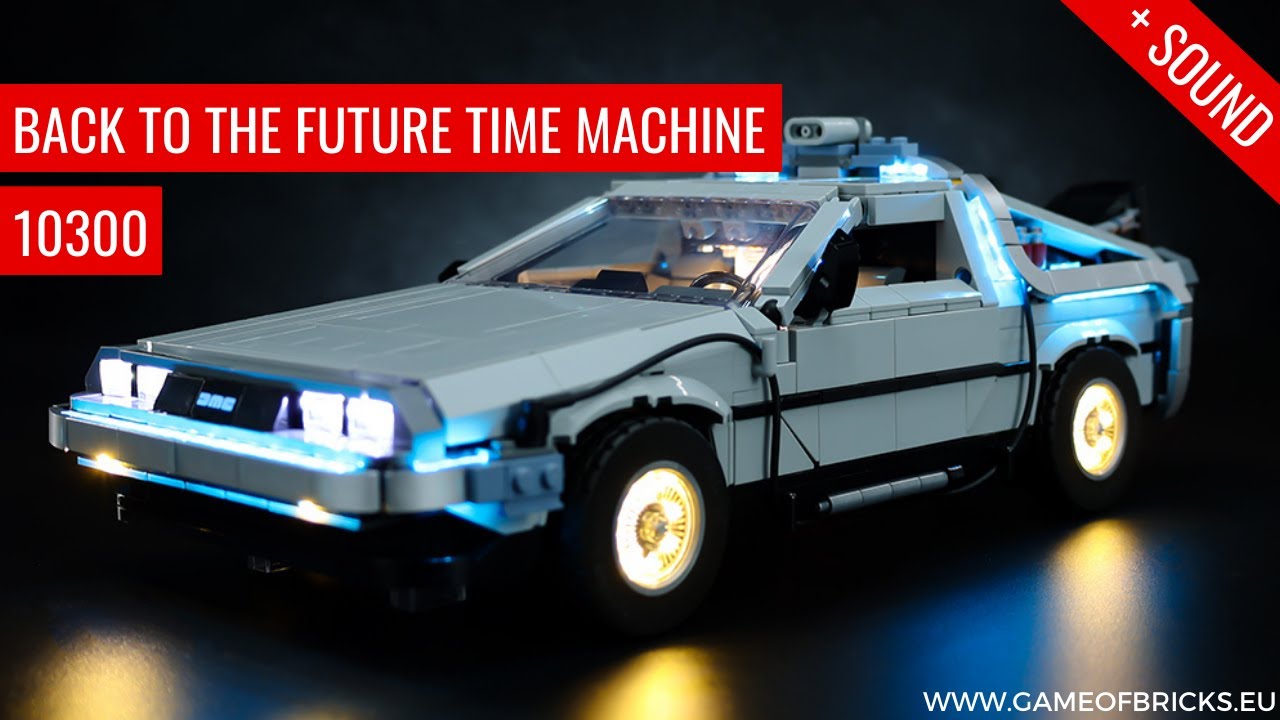 LEGO Back to the Future Time Machine 10300 Light Kit (Standard Remote ...