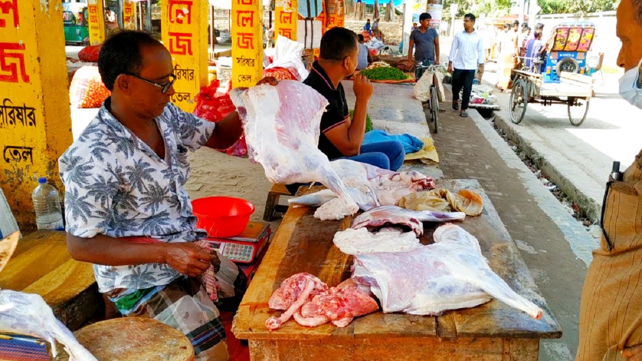 Amazing Mutton Cutting Video | Village Street Mutton Shop | Amazing ...