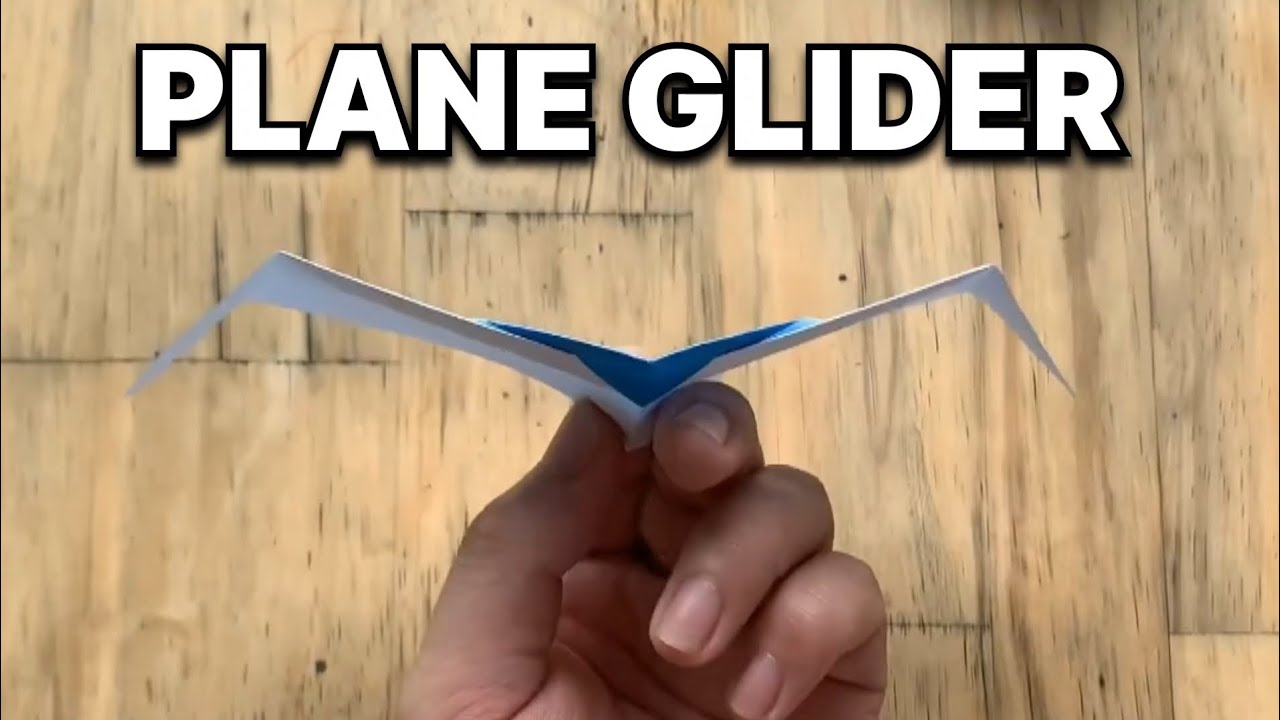 Origami Glider Plane || How to make paper Glider plane || paper Glider ...